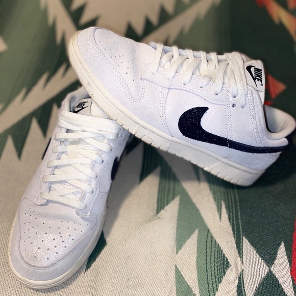 Nike | Shoes | Nike White Sneakers With Black Swoosh | Poshmark